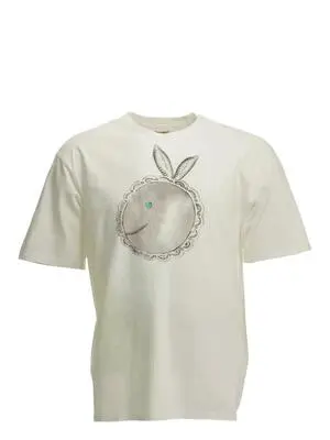 Kapital Graphic-print Cotton T-shirt - Neutrals