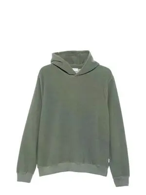 04651 / A TRIP IN A BAG Ribbed-hem Hoodie - Green