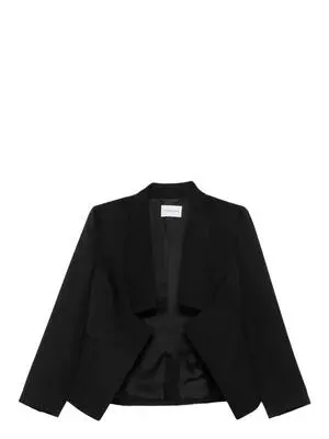 Givenchy Cut-out Lapel Blazer - Black