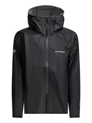 MONTBELL Versalite Hooded Logo-print Jacket - Black