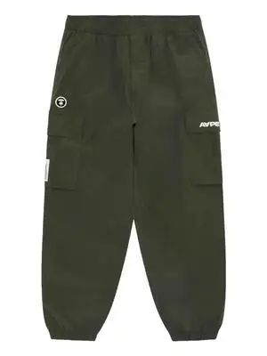 AAPE BY *A BATHING APE Aapenow Logo-embroidered Cargo Pants - Grey