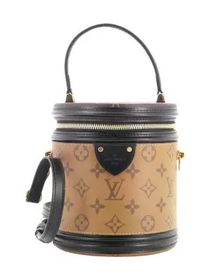 LOUIS VUITTON Reverse Monogram Cannes Satchel - Black