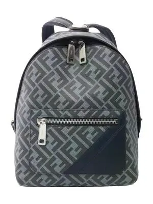 Fendi Chiodo Diagonal Backpack - Blue