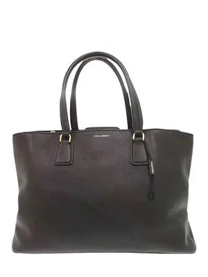 Dolce & Gabbana Textured Calfskin Clara Tote Bag - Black