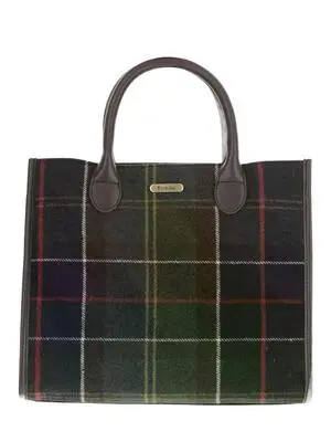 Barbour Barrhill Tartan Check-pattern Tote Bag - Green