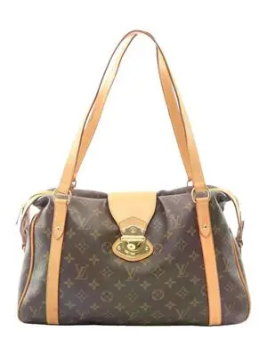 LOUIS VUITTON Monogram Stressa Shoulder Bag - Brown