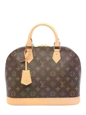 LOUIS VUITTON Monogram Alma Handbag - Brown