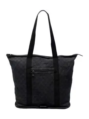 Gucci 2016-2026 Gg Denim Tote Bag - Black