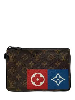 LOUIS VUITTON Monogram Clutch Pouch - Brown