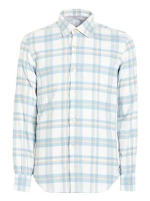 Eleventy Shirt Sky Size Cotton - Blue