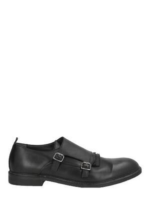 Moma Calfskin Monk Strap Loafers - Black