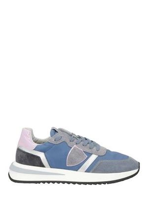 Philippe Model Sneakers Size Leather, Textile Fibers - Blue