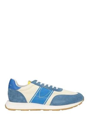 Philippe Model Sneakers Size Leather, Textile Fibers - Blue