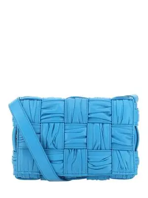 Bottega Veneta Leather Cross Body Bag - Blue