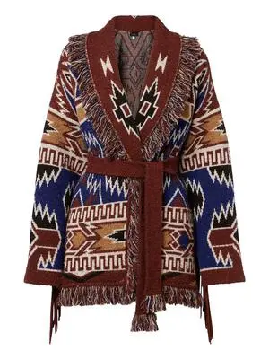 Alanui Amazing Journey Wool-blend Cardigan - Multicoloured