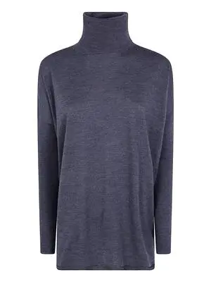GENTRYPORTOFINO Wool-silk Blend Sweater - Gray