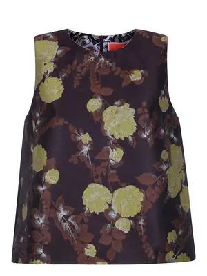 LA DOUBLEJ Top Floral Print "la Scala"