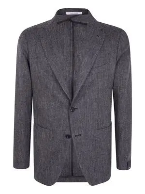 Tagliatore Jacket Single Breasted "montecarlo - Black
