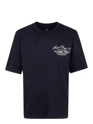 Amiri T-shirt Chain Stitch "dreamers - Black