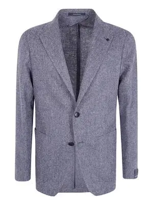 Tagliatore Montecarlo Single-breasted Blazer - Gray