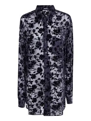ANN DEMEULEMEESTER Shirt Long High Comfort "elisabeth - Black