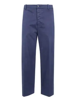 NINE:INTHE:MORNING Wide Leg Apollon Trousers - Blue