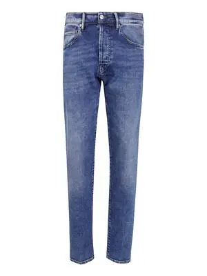 NINE:INTHE:MORNING Rock Slim Fit Jeans - Blue