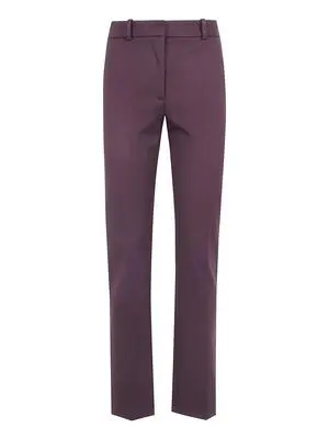 JOSEPH Stretch Gabardine Trousers - Red