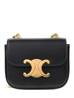 Celine Leather Mini Bag - Black