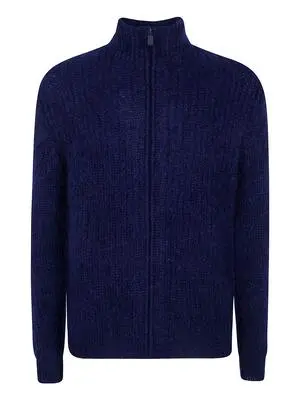 Aspesi Zip-up Sweater - Blue