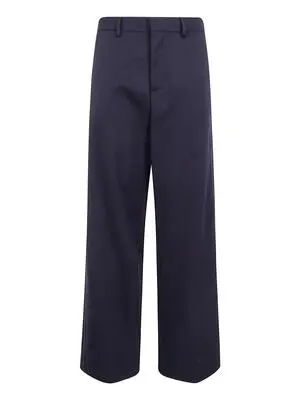 ANN DEMEULEMEESTER Loose Fit Trousers - Black