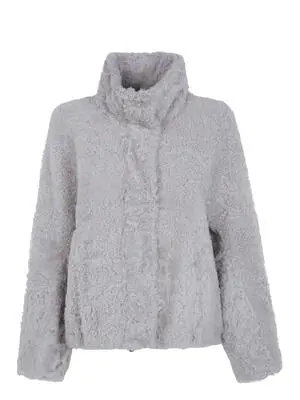 Brunello Cucinelli Jacket Fur "turtle Neck - Gray