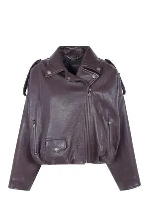 EMMETI Jacket Biker "adrian Nuova Zelanda - Brown