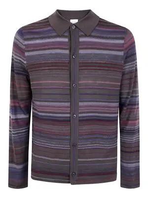PAUL SMITH PAUL SMITH Button-Through Fine Knit Sweater