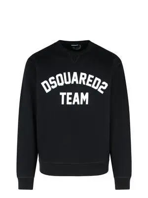 Dsquared2 Cotton Sweatshirt - Black