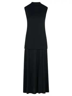 JIL SANDER Viscose Blend Dress - Black