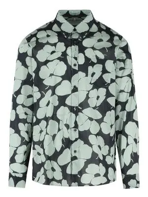 Dries Van Noten Dries Van Noten 'Corbino' Black Cotton Shirt Men Black