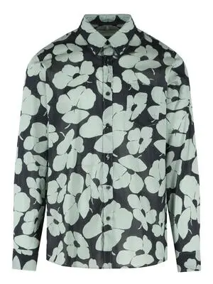 Dries Van Noten Dries Van Noten 'Corbino' Black Cotton Shirt Men Black