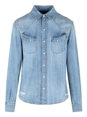 Dolce & Gabbana Cotton Shirt - Blue