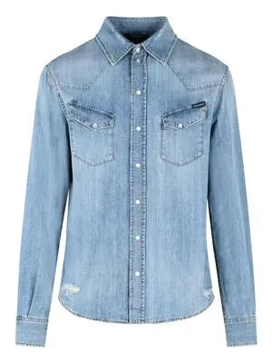 Dolce & Gabbana Cotton Shirt - Blue