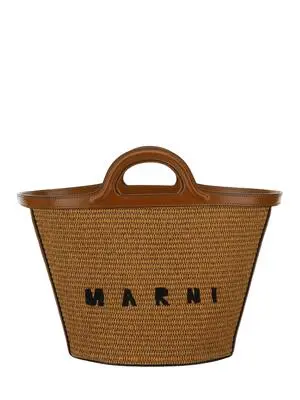 Marni Tropicalia Bucket Bag - Brown