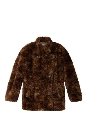 ETOILE Faux Fur Coat - Brown