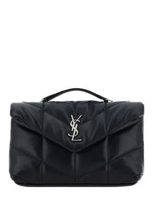Saint Laurent Lambskin Mini Shoulder Bag - Black