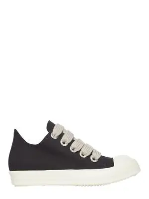 Rick Owens Jumbolace Low Sneaker Milk - Black