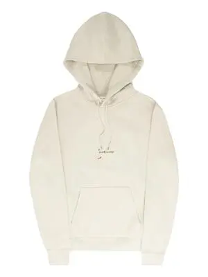 Saint Laurent Archive Logo Hoodie - Tan