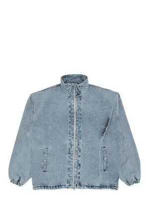 Y/project Pinched Logo Denim Windbreaker - Blue