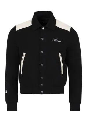 Amiri Western Varsity Jacket - Black