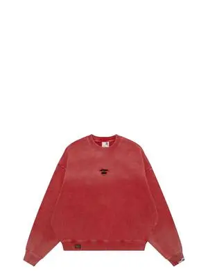 AAPE Unvs Unvs Crew Neck Sweatshirt - Red