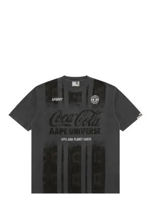 AAPE X Coca Cola Unvs Graphic T-shirt - Black