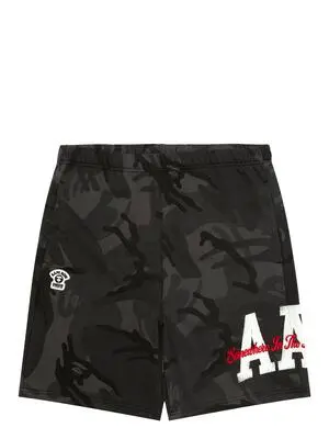 AAPE Basic Sweat Shorts /multicolor - Black